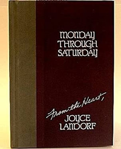 Monday Thru Saturday Hardcover Landorf 9780849903809| eBay