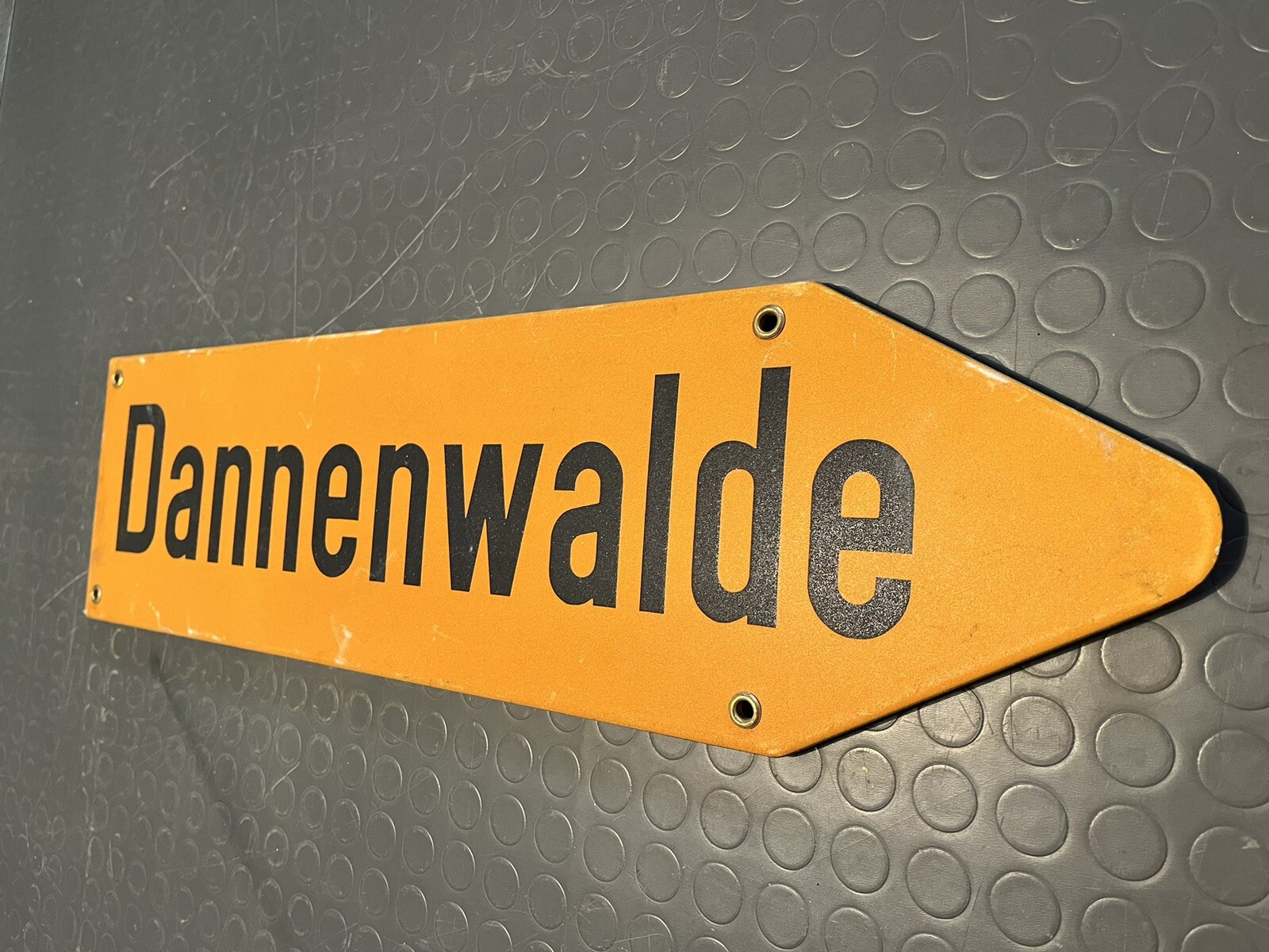 Dannenwalde Gransee Emailschild Lagerschild von Boos & Hahn | eBay.de