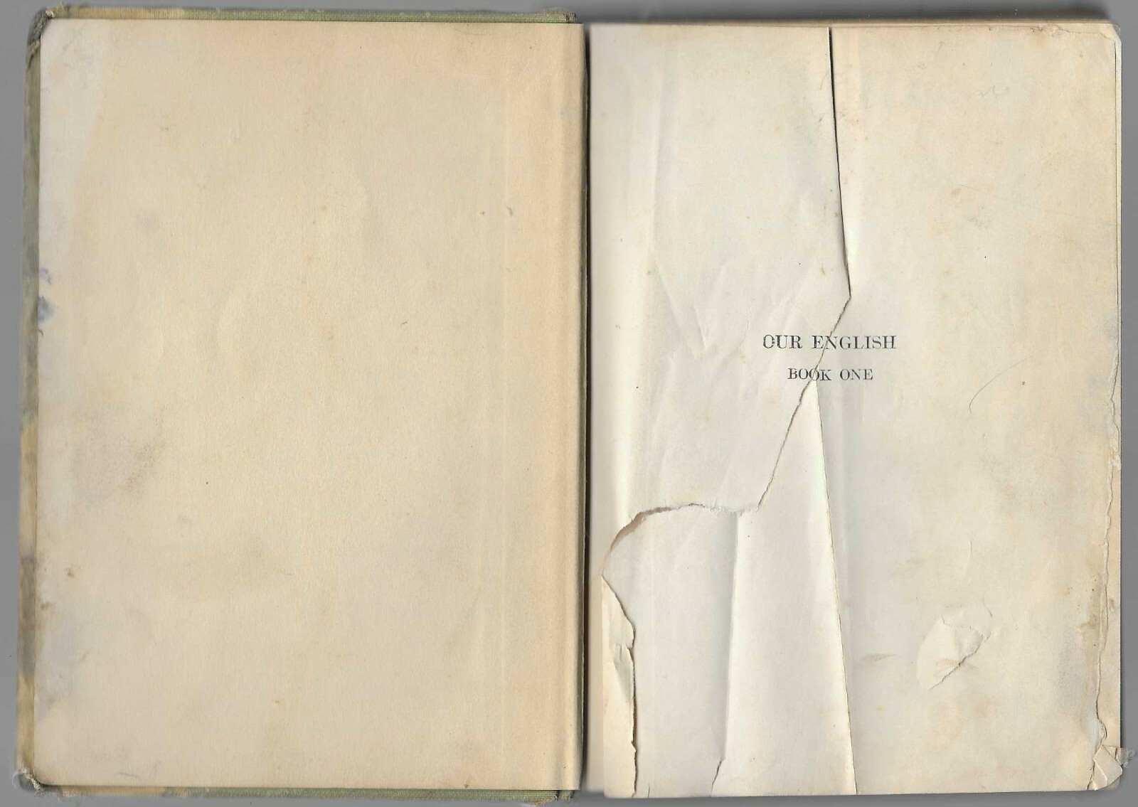 Our English Book One Joseph Denney Eleanor & Ada Skinner Illustrated ...