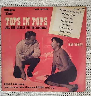 🔥Super RARE Tops in Pops High Fidelity 🔥 10 inch long play 4131 vinyl 🔥 ...