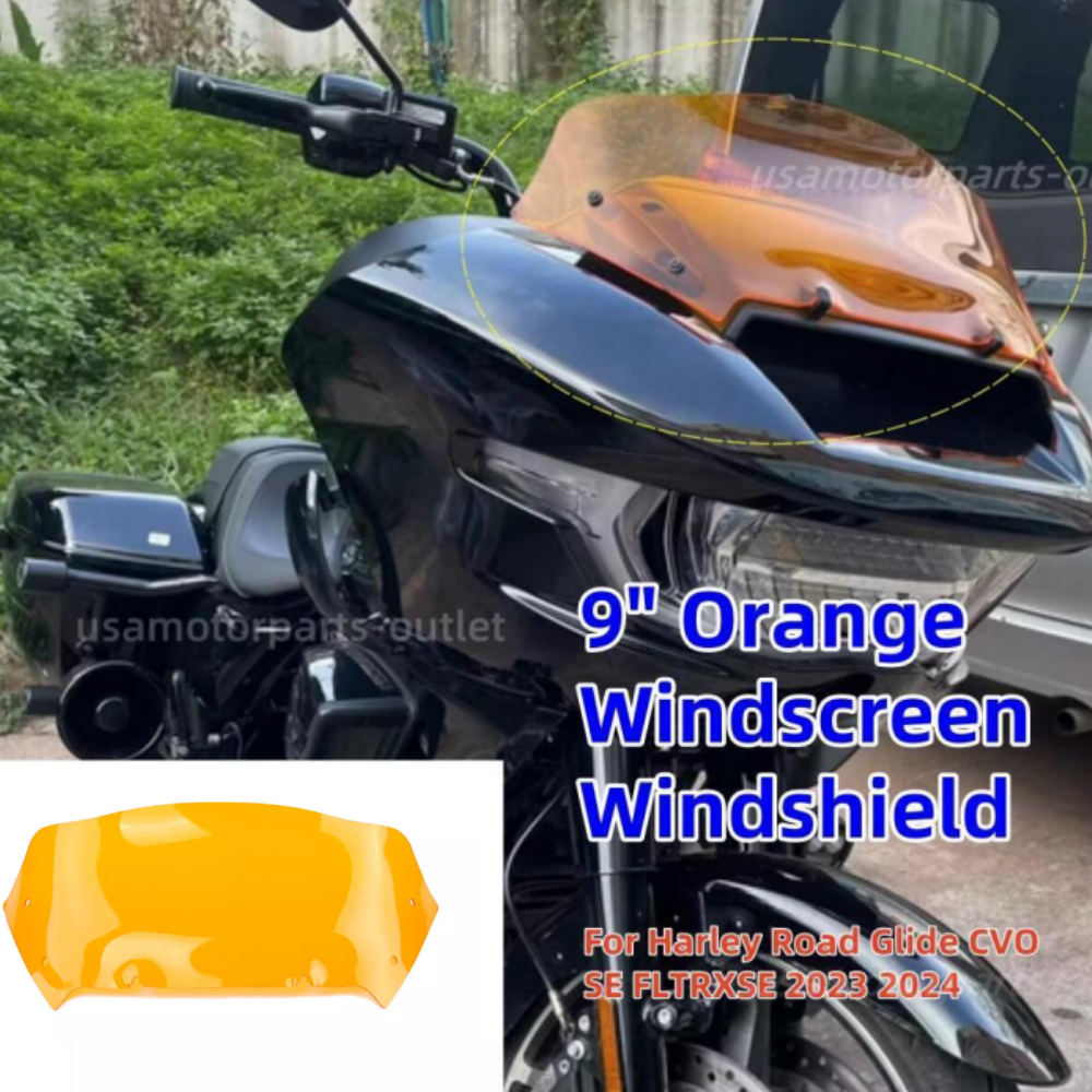 Road Glide Windshield 12 Inch Black Windshield For Harley Road Glide ...