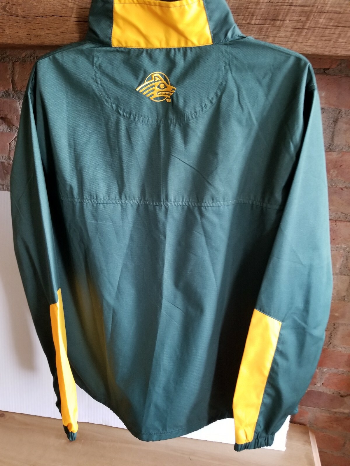 Alaska Seawolves Windbreaker Mens Size Medium Med half zip UAA Pullover ...