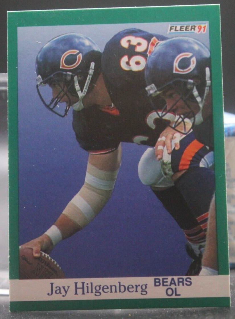 Jay Hilgenberg (Bears/Iowa Hawkeyes) - 1991 Fleer #221 | eBay