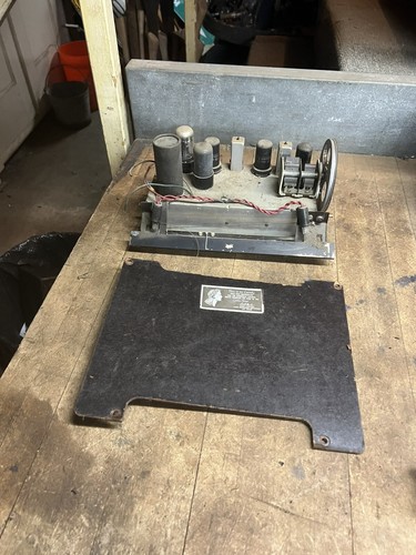 RCA Victor Golden Throat Superheterodyne Tube Radio 9X571 Chassis Cover ...