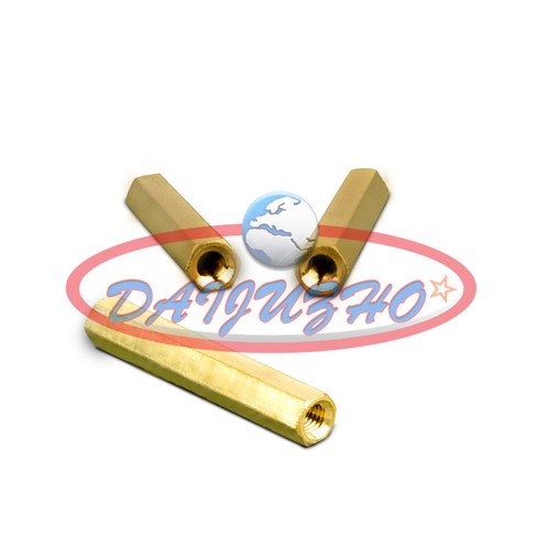 100Pcs Hexagonal New Net Nut Female Brass Standoff Spacer PCB Board M3 ...
