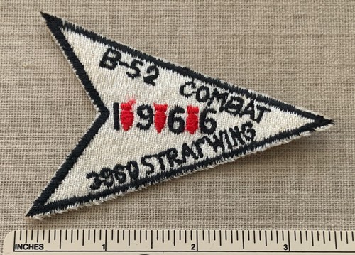 Vintage 1966 B-52 COMBAT 3960 STRAT WING USAF PATCH Strategic Squadron ...