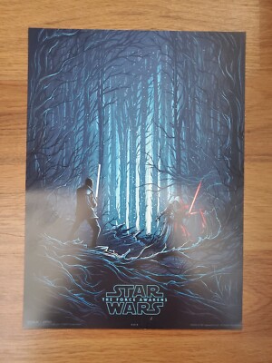 NEW Star Wars The Force Awakens AMC IMAX 13 x 9.5 Promo Poster 4 Of 4 ...