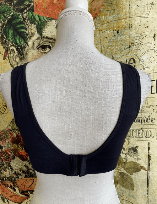 Rhonda Shear Wine XL Seamless Bra Lace Detail Adjustable Back New ...