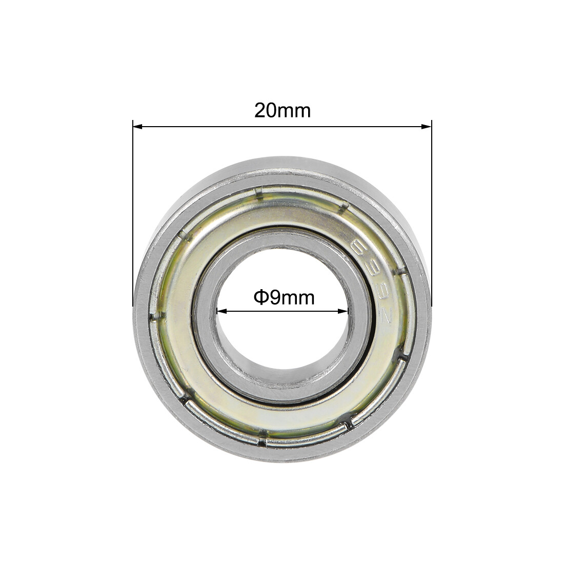 699ZZ Deep Groove Ball Bearings Z2 9x20x6mm Double Shielded Carbon ...