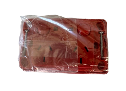 Clipsal 2025NRD Double GPO 10amp Red with Neon Indicators | eBay Australia