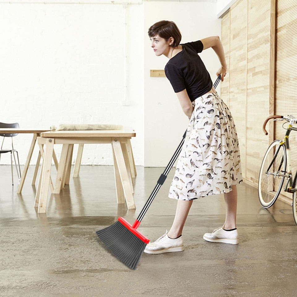 Broom and Dustpan Set for Home Stand Up Broom and Dustpan Combo for ...