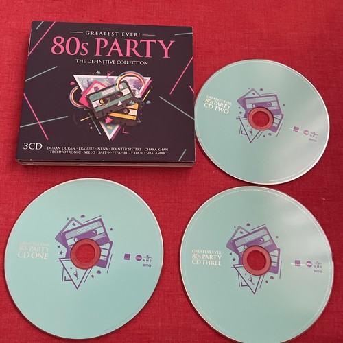 Greatest Ever 80s Party 3-CD set 60 hits B-52s Go-Gos Soft Cell Stray ...