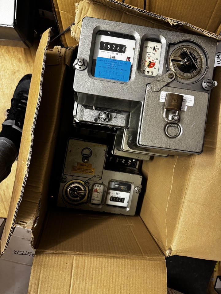 British coin-operated electricity meter x16 available | eBay UK