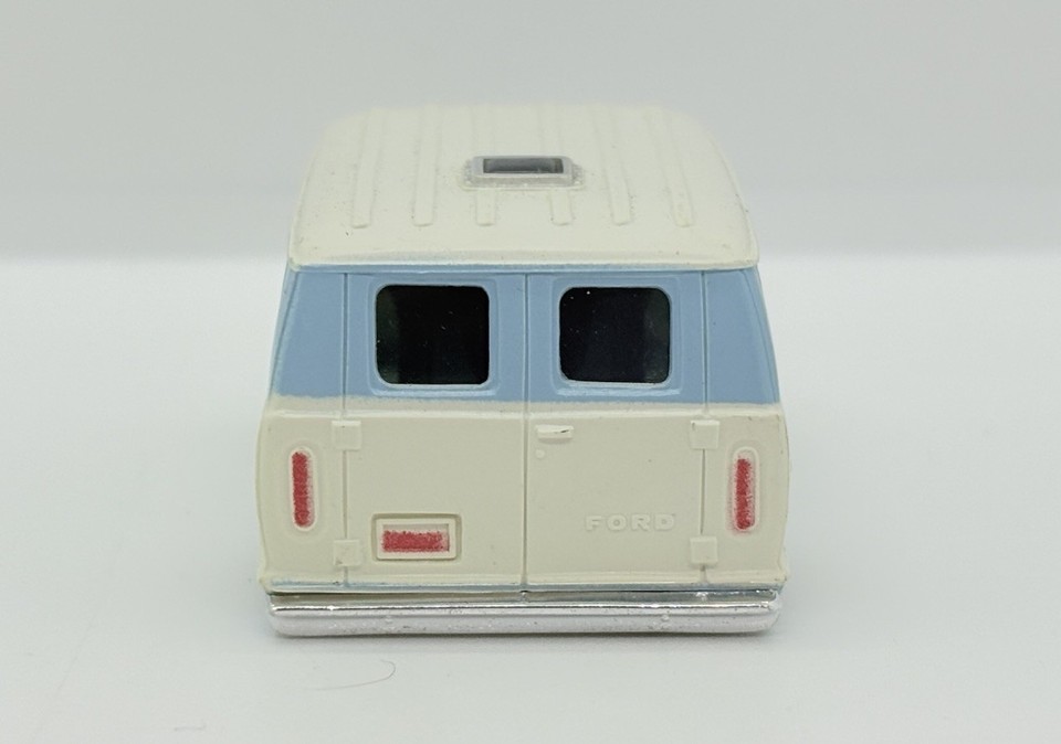 1976 AURORA AFX FORD STREET VAN WHITE BLUE SLOT CAR BODY MINT NEW NEVER ...