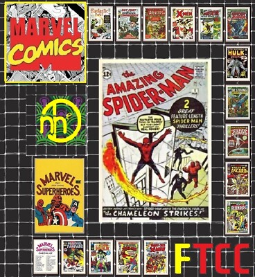 1984 FTCC Marvel Superheroes First Issue Covers Card Singles Pick ...