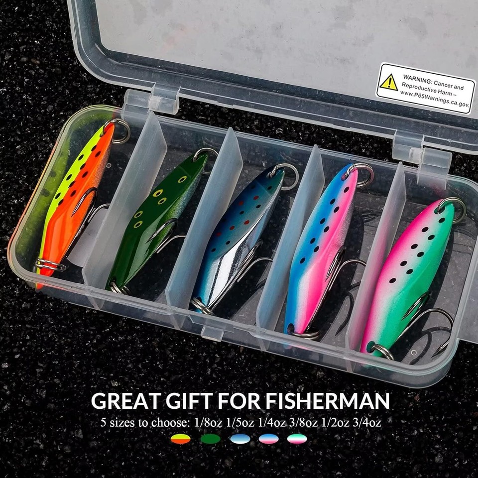 Fishing Lures Casting Spoon Lure Fishing Spoons Lures Trout Lure Bass ...