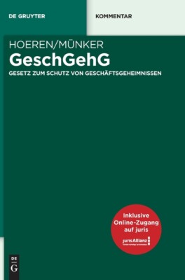 Geschghg: Gesetz Zum Schutz Von Gesch?Ftsgeheimnissen 9783110631289| eBay
