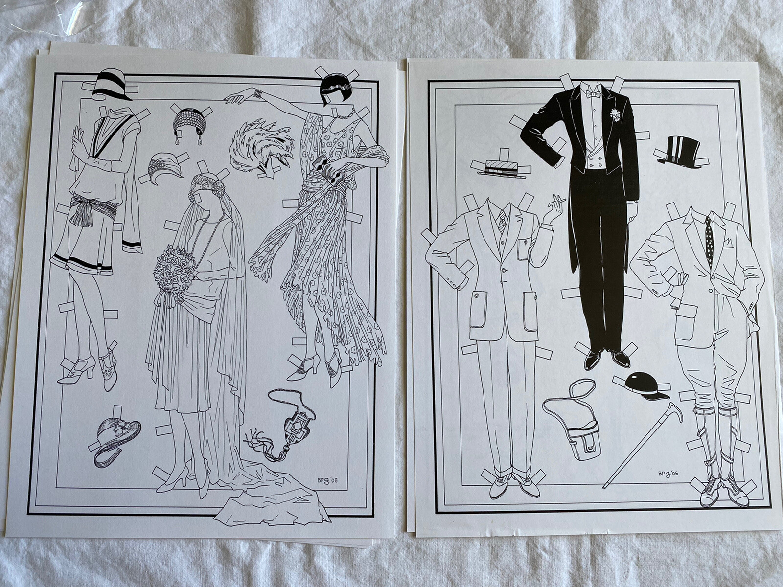Paper Dolls 2005 Convention Bruce Patrick Jones ‘05 DECO DAYS | eBay