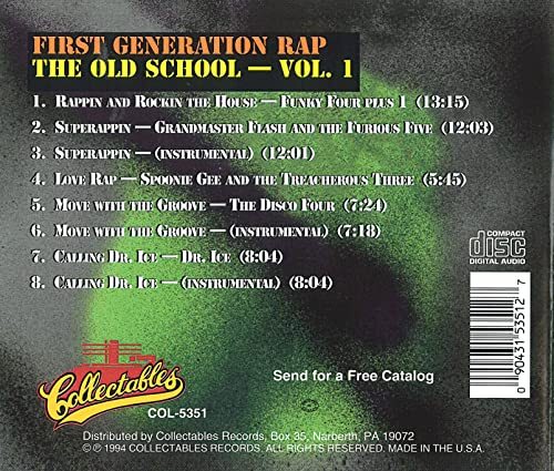 First Generation Rap - The Old School, Volume 1 | eBay