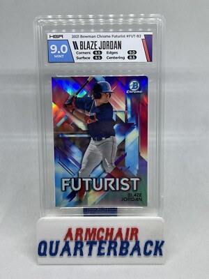 Blaze Jordan 2021 Bowman Chrome Futurist HGA 9 Boston Red Sox Prospect ...