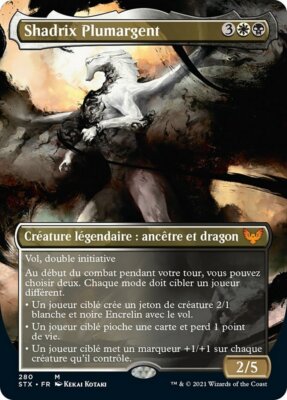 MRM FR/VF F/A Shadrix Plumargent - Shadrix Silverquill MTG magic STX | eBay