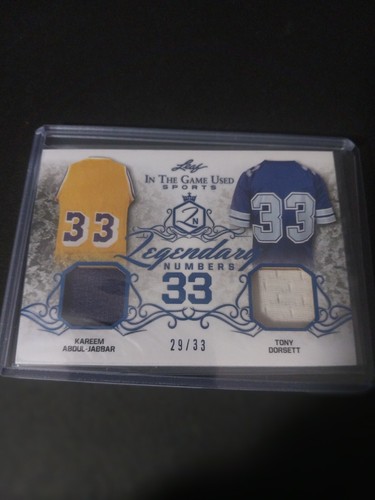 2019 Leaf In The Game Used Football Legendary Numbers #LN-28 | eBay