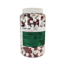 Kerr 29967 Contour Alloy Capsules Double Spill Regular Set 500/Jar for ...