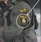 SWEDEN SWEDISH POLISEN POLIS PIKETEN PIKETENHETEN velkrö INSIGNIA 1 ...