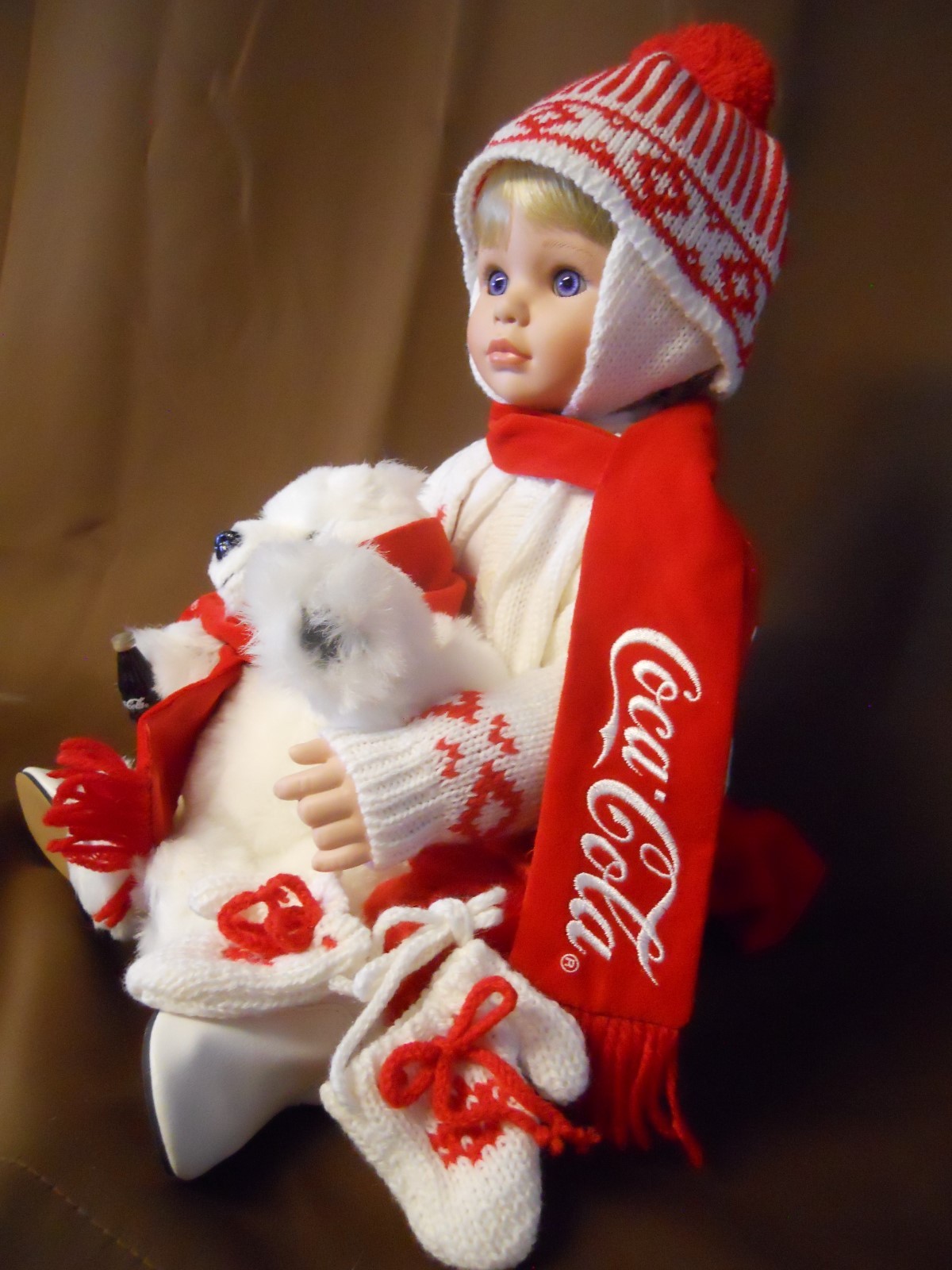 Caitlin, The Coca Cola Collector Doll by Susan Wakeen from Danbury Mint ...