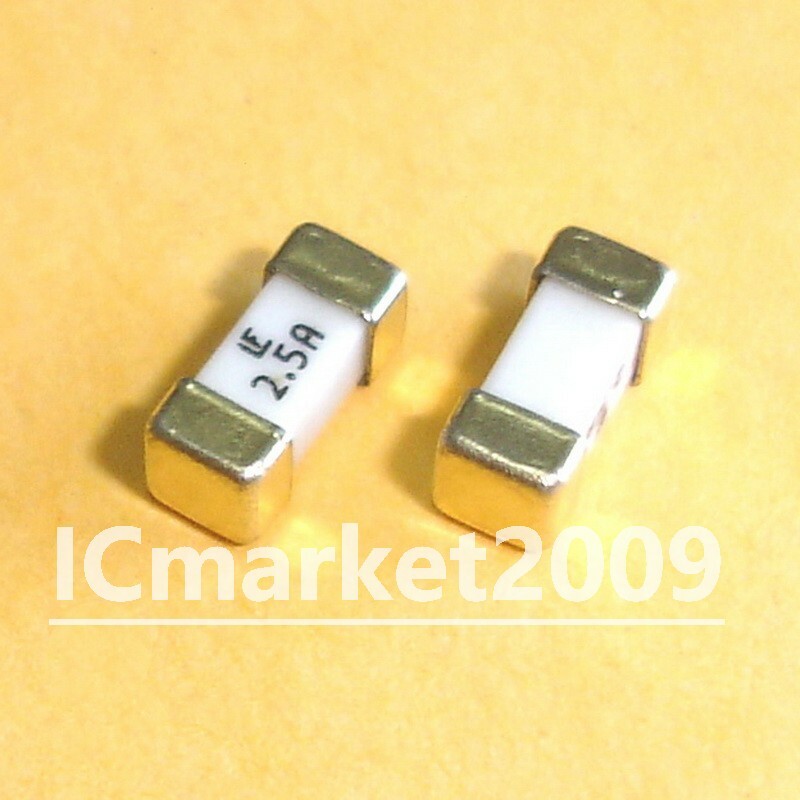 10 PCS 2.5A 1808 LF2.5A Littelfuse Fast Acting Surface Mount Fuses ...