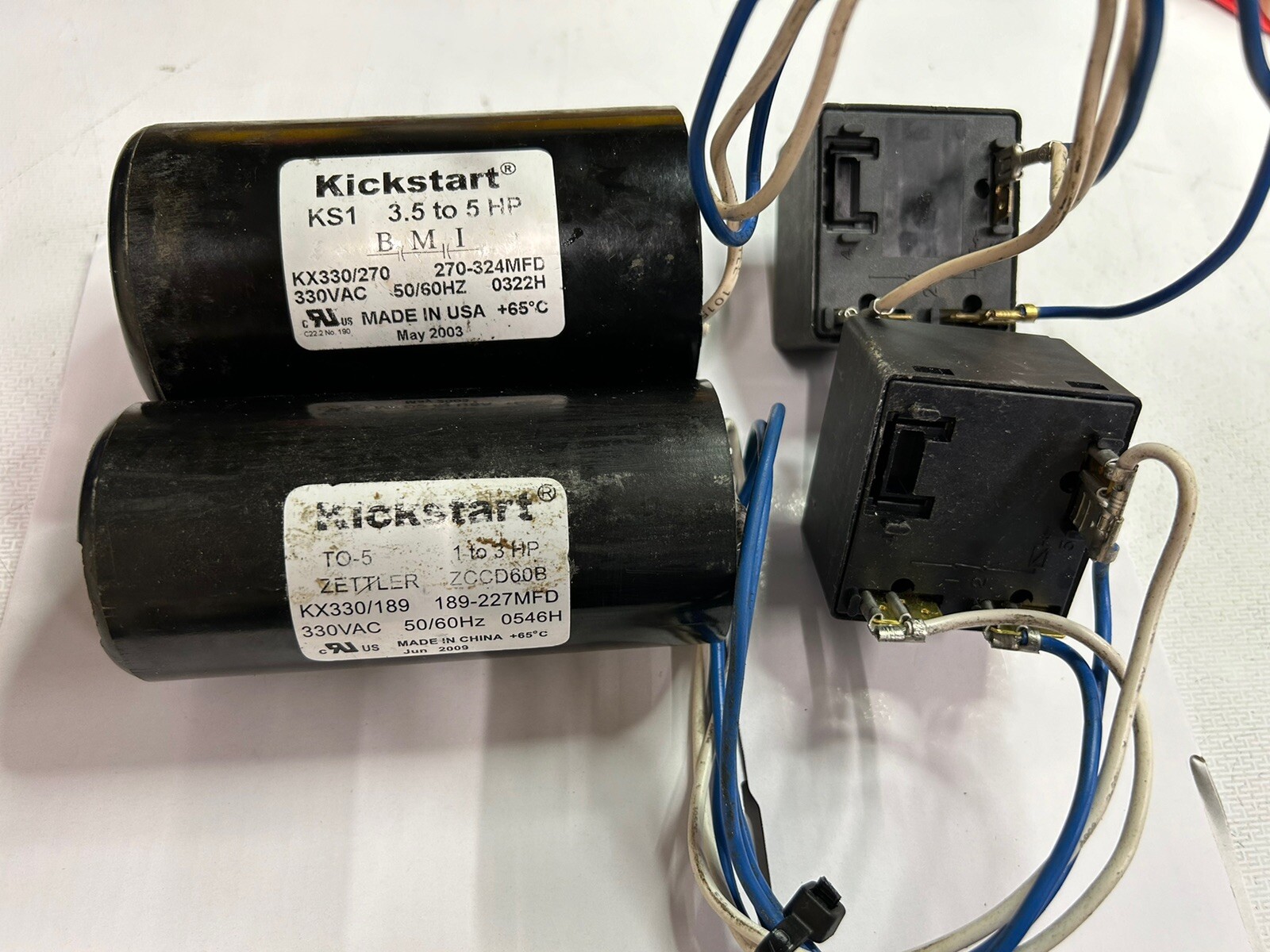 2 Pack Of Kickstart Hard Start Kits. KS1 3.5 To 5 HP , TO-5 1 To 3 HP .NOS | eBay