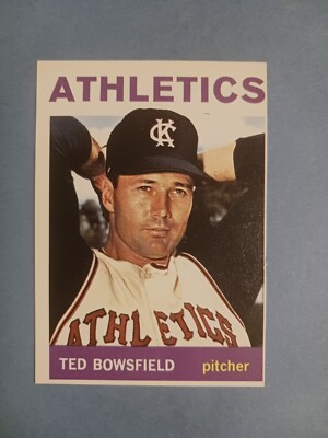 Ted Bowsfield 1964 Topps Baseball #447 Kansas City Athletics | eBay