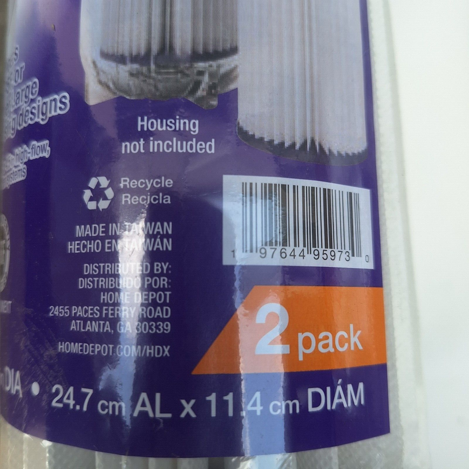 4 Pack HDX GE FXHSC Whole House Water Filter Fits GXWH40L GXWH35F ...