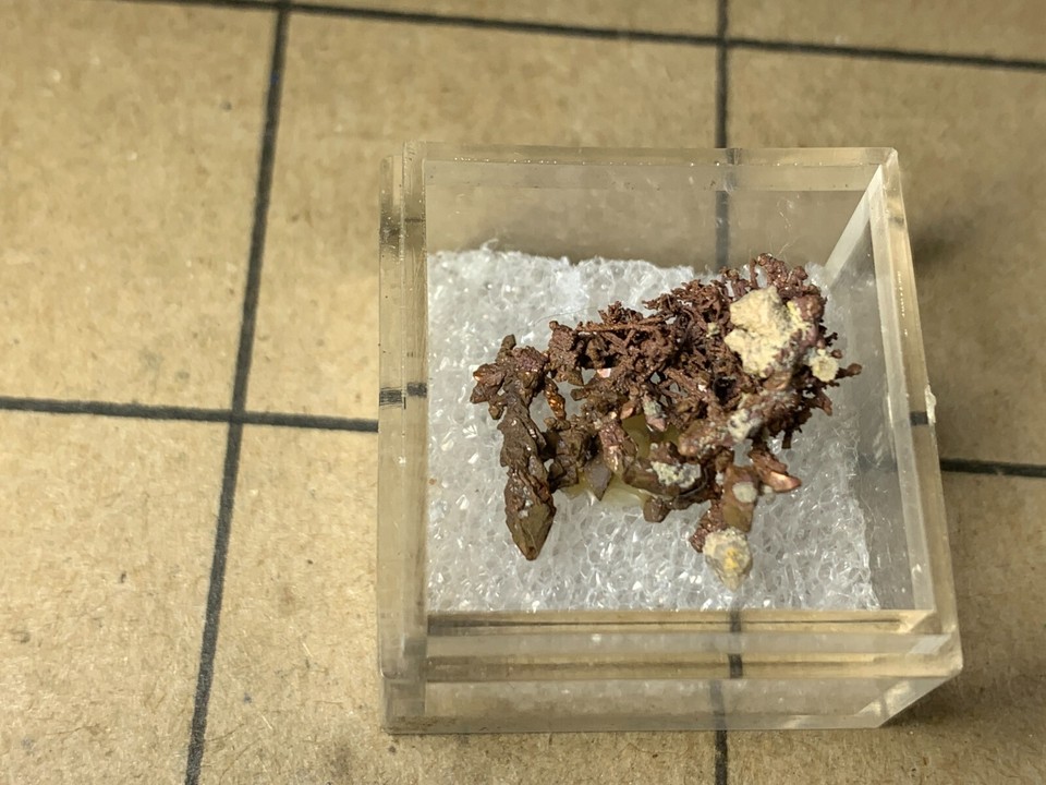 Dendritic/ Fern Native COPPER Point - WHITE PINE MINE Ontonagon UP ...