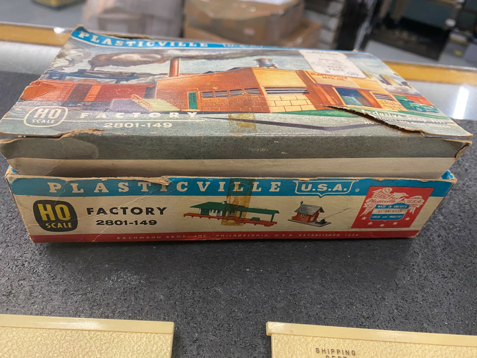 Plasticville factory Vintage Toy Train Building Display HO Box 1960s ...