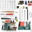 44Pc Retro Leather Craft Tools Kit Stitching Sewing Beveler Punch Work ...