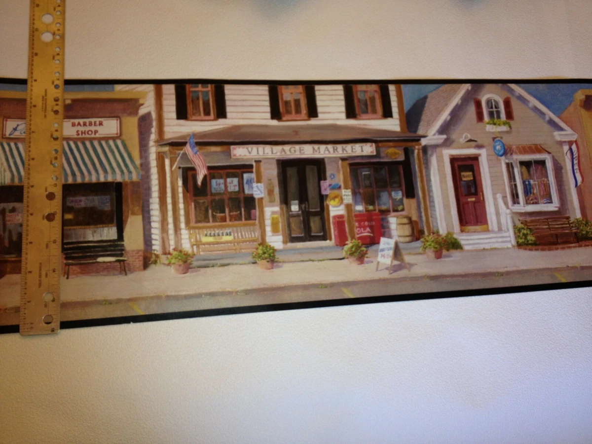 Barber Shop Wallpaper Border