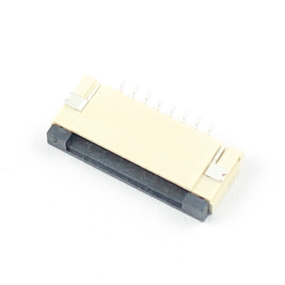 5Pcs FPC FFC 1mm 1.0mm Pitch 8 Pin Flip Type Flat Connector Bottom ...