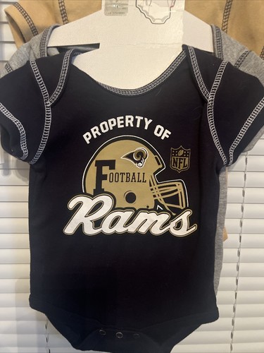 NFL Los Angeles Rams Baby Set of 3 Bodysuit creeper 0-3 Months NWT | eBay