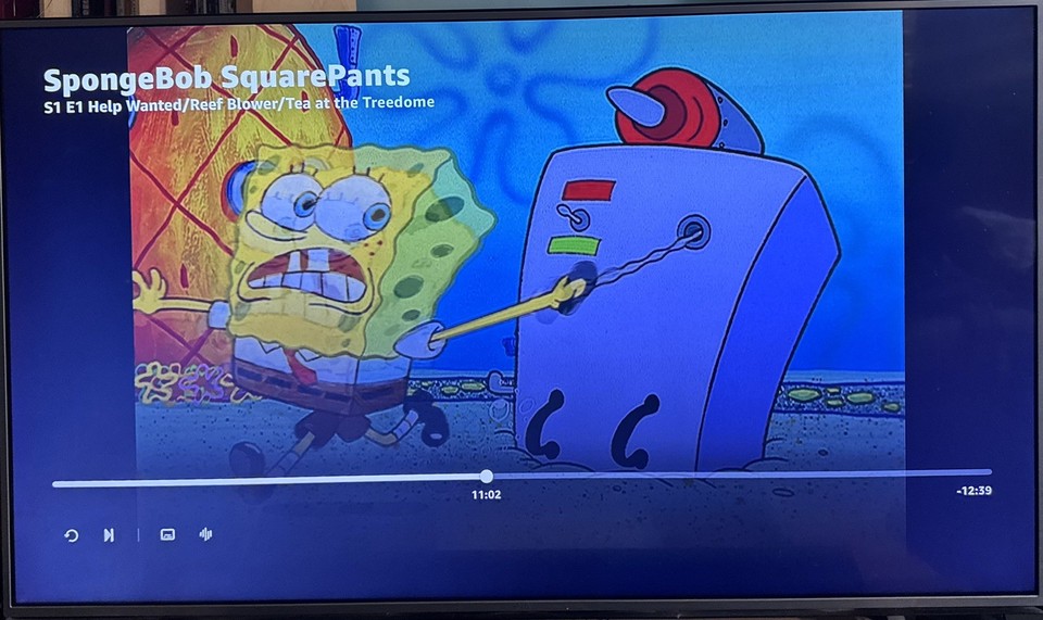 SpongeBob Original Animation Cel, Season 1 Ep 1 Reef Blower, Grail Find ...