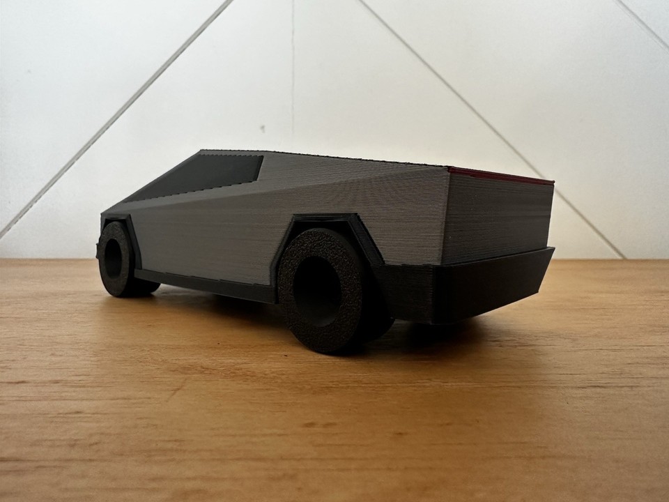 Tesla Cybertruck Low Poly Model Car - 3d Printed | eBay