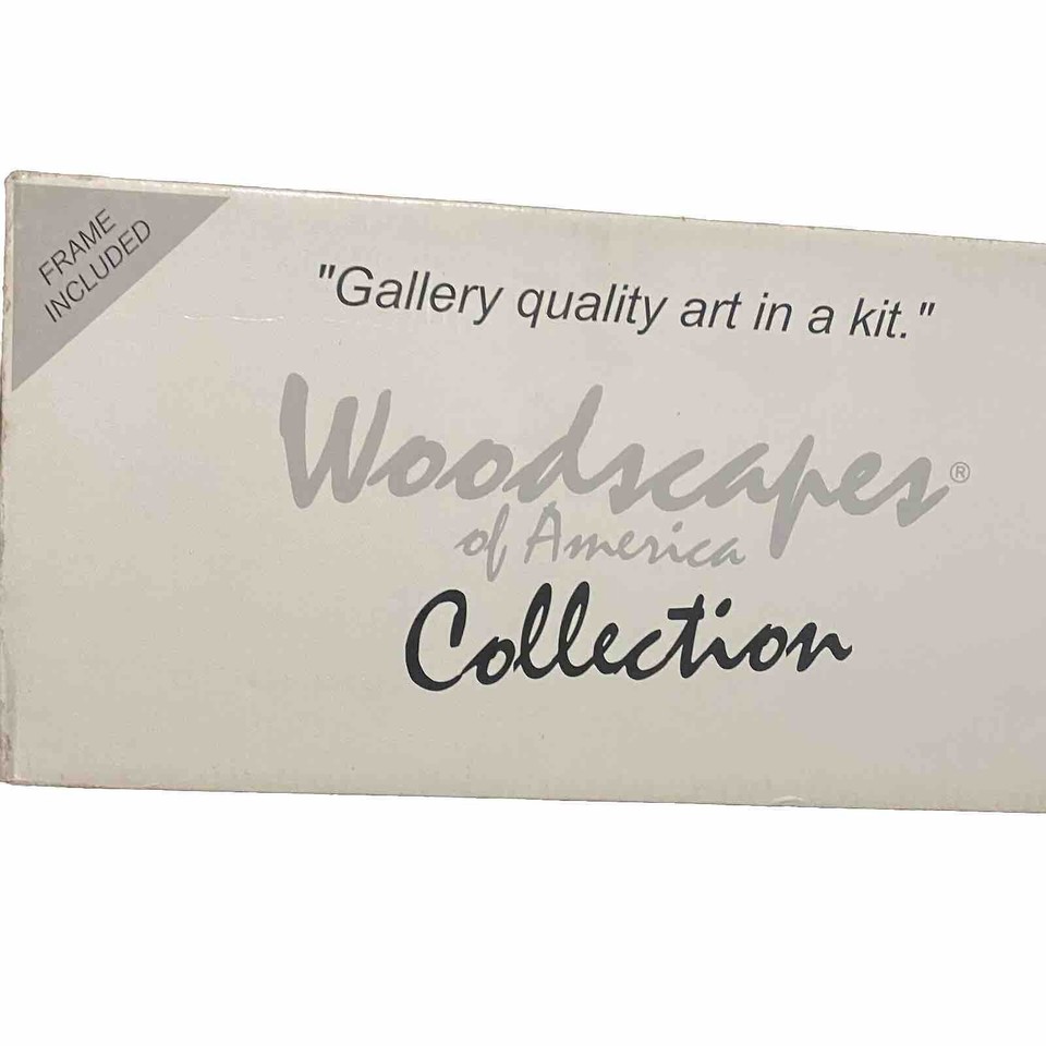 Woodscapes Art Kit Seashore America Collection Paintable Wall Hanging Deco 36x19 | eBay