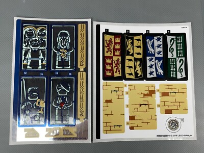 Sticker Sheets for LEGO Set 75954 Harry Potter Hogwarts Great Hall (Two ...