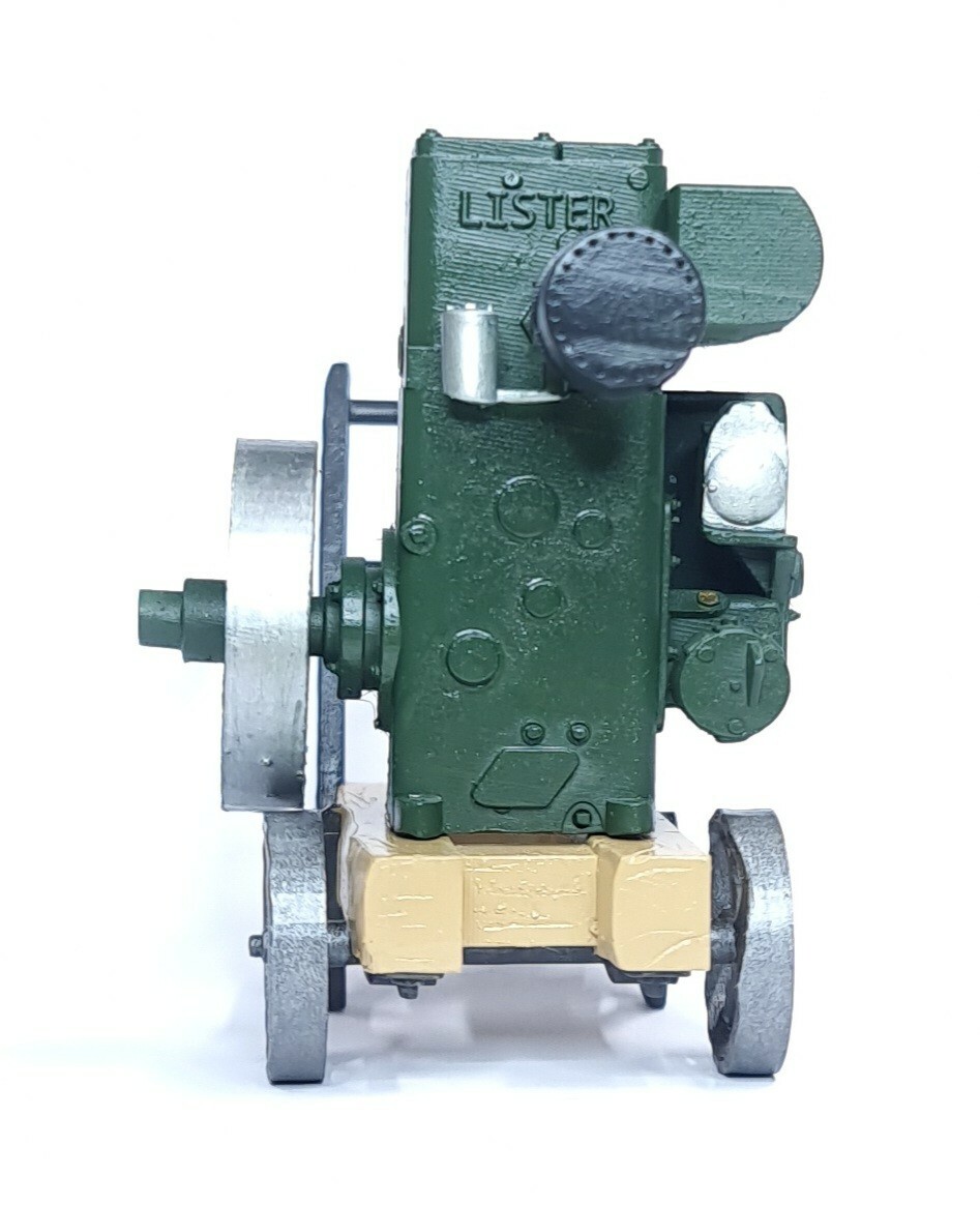 1/10 Scale Stationary Engine Lister D Model with Barrow 12K 3D Printed ...