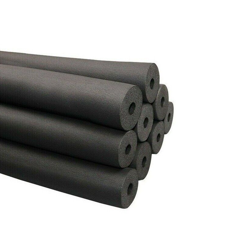 1.8m/2mThermal Lagging Wrap Roll Insulation Pipe Sponge Foam Rubber ...