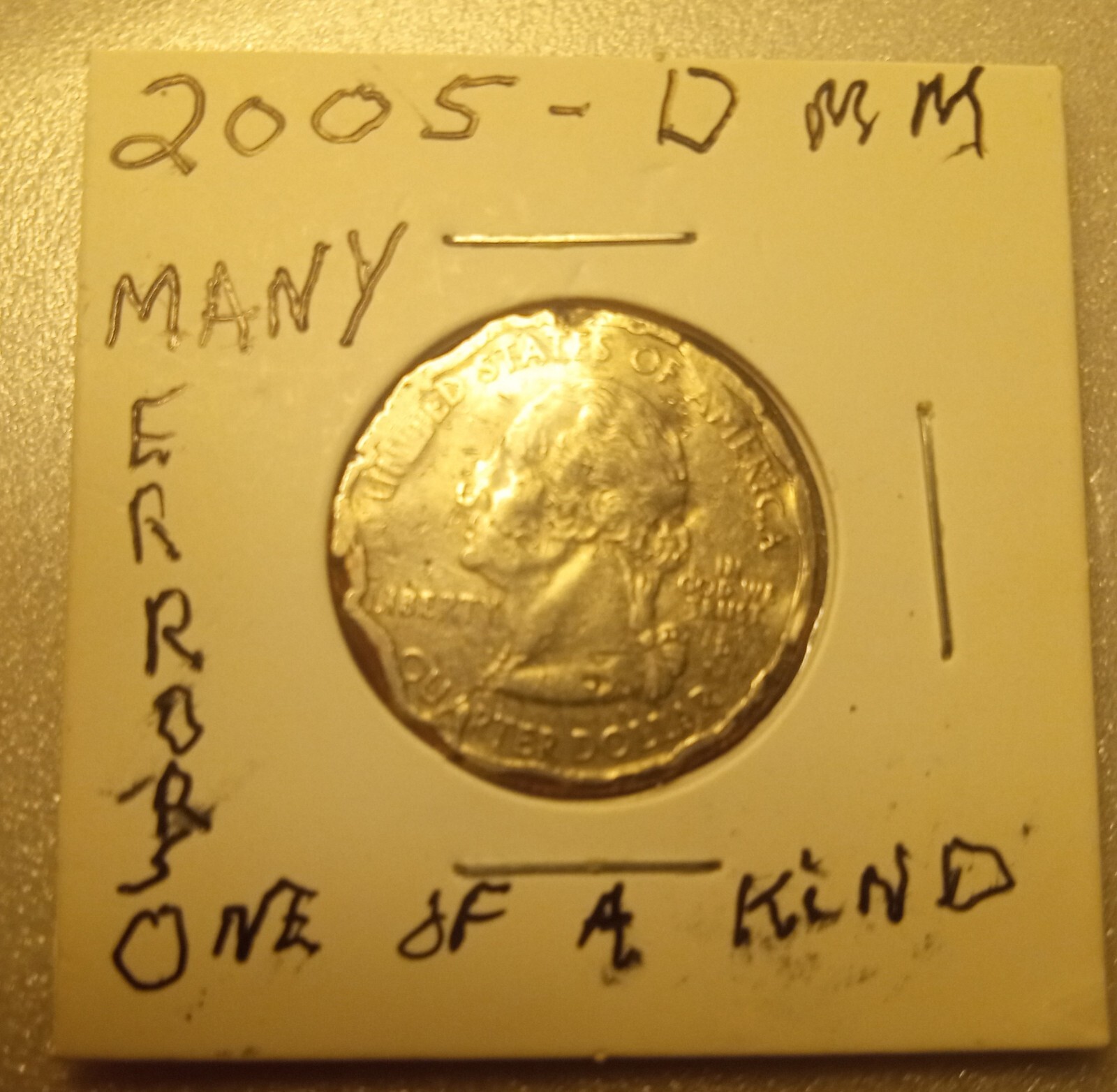 2005 Oregon Coin - One Of A Kind!!! Several Errors, L Oregon Quarter D ...