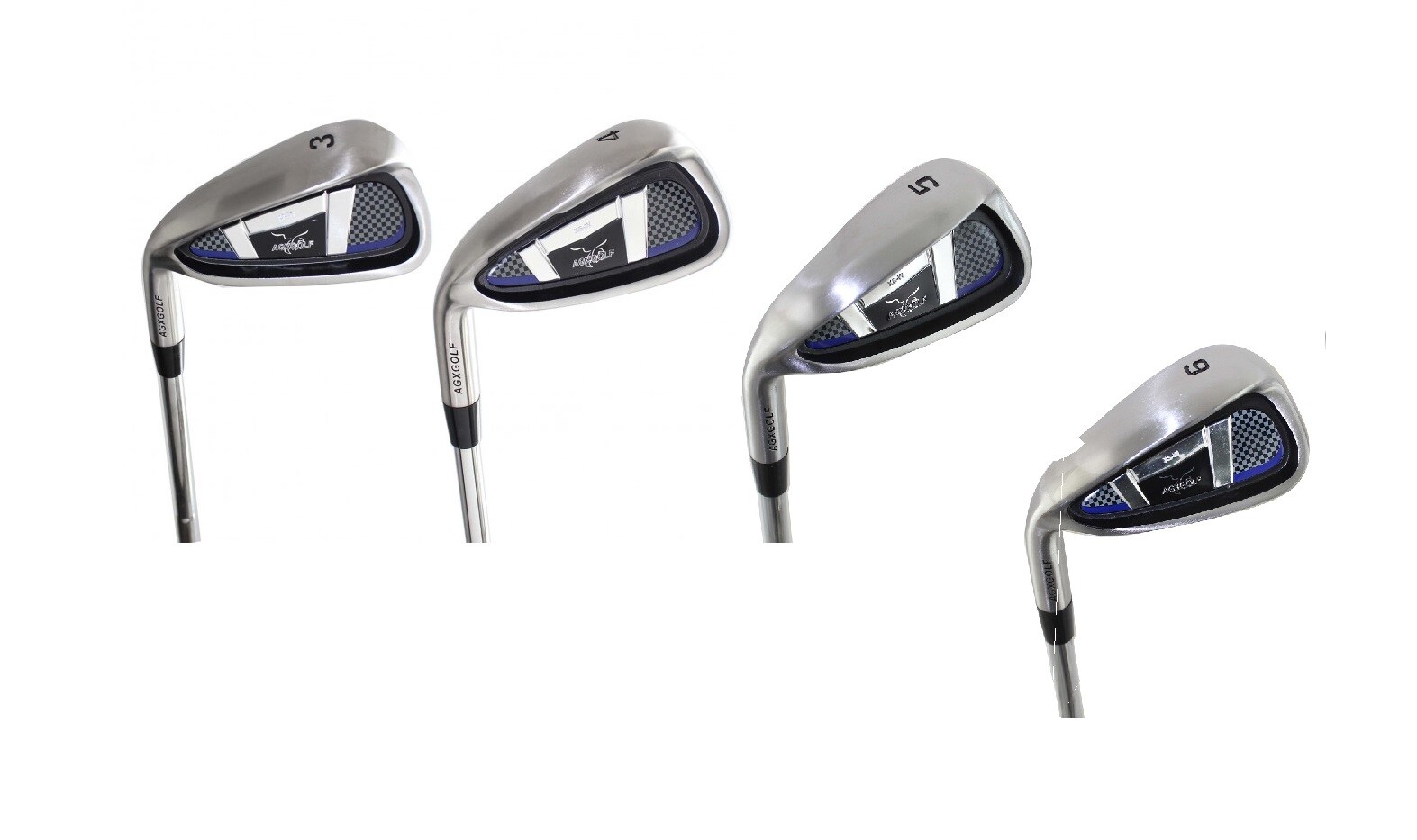 AGX LEFT Mens SAME LENGTH Irons Set 3-4-5i; Steel or Graph Shafts Any ...