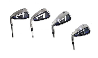 AGX LEFT Mens SAME LENGTH Irons Set 3-4-5i; Steel or Graph Shafts Any ...