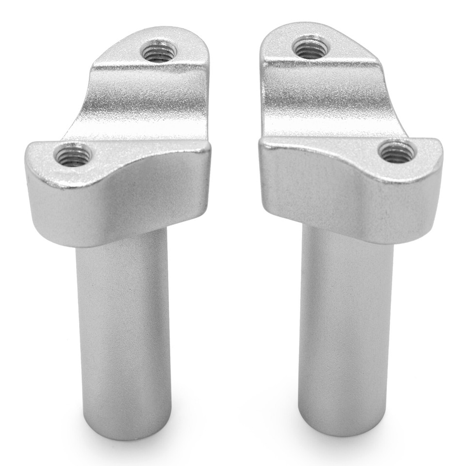 4" Handlebar Riser 1" Bar Fit For Harley Softail Fat Boy Dyna Low Rider ...