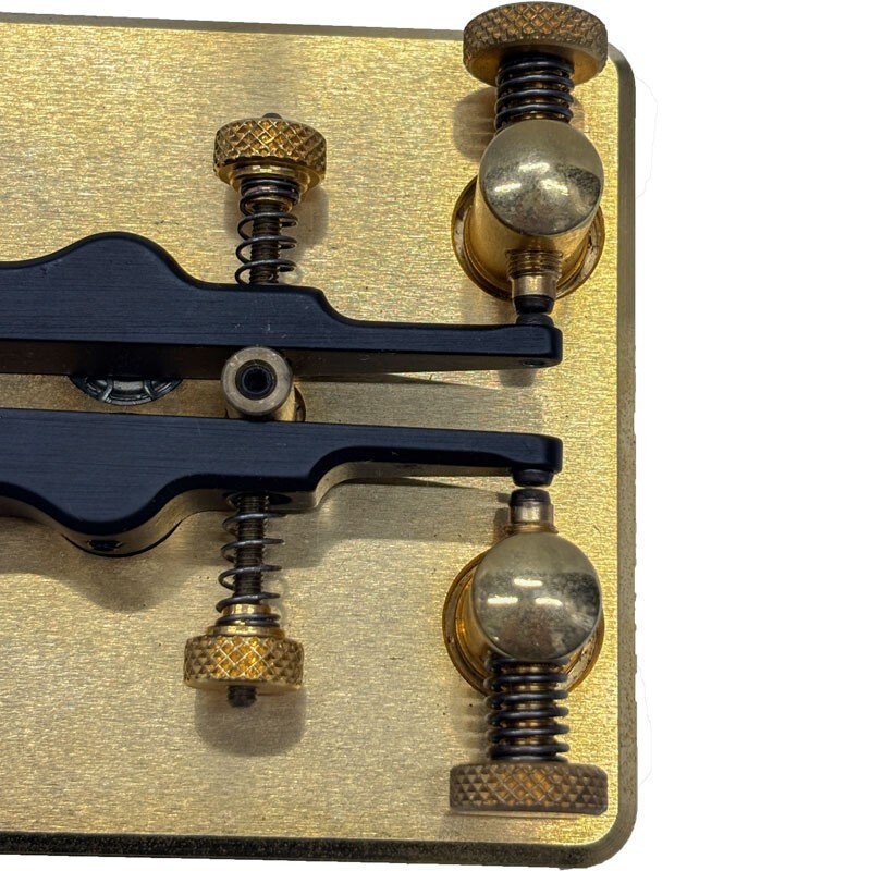 Begali Simplex Morse Code Key Italy Made, Signed by Piero, Aluminum ...